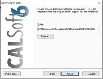 Instructions to Install and Activate a Temporary Use copy of CALSoft 6 ...
